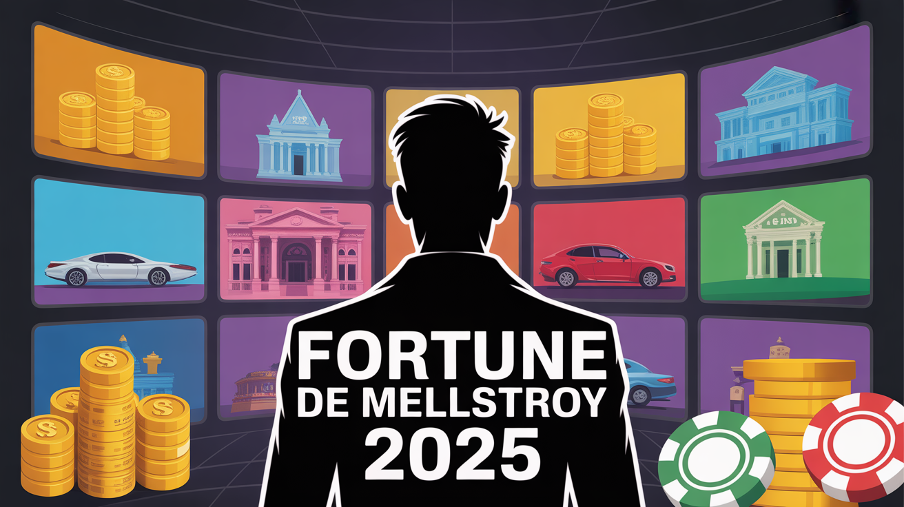 Fortune Mellstroy 2025 : chiffres, sources de revenus et stratégies