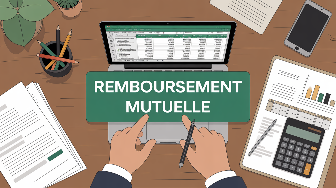 Tableau Excel de calcul du remboursement mutuelle : mode d’emploi ...