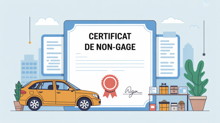 Validité du certificat de non-gage : la règle des 15 jours expliquée ...